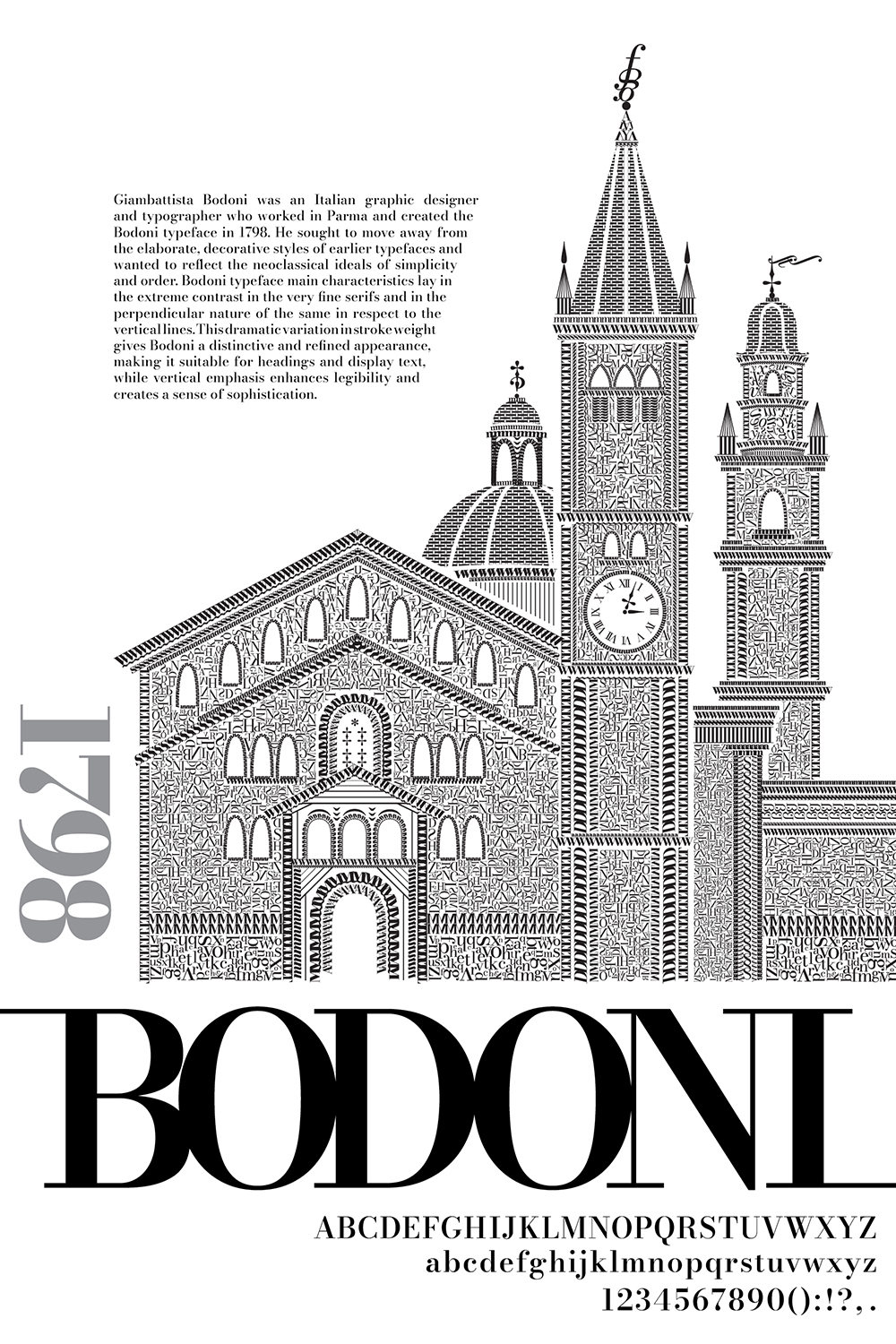 Bodoni Poster - Sonia Lee